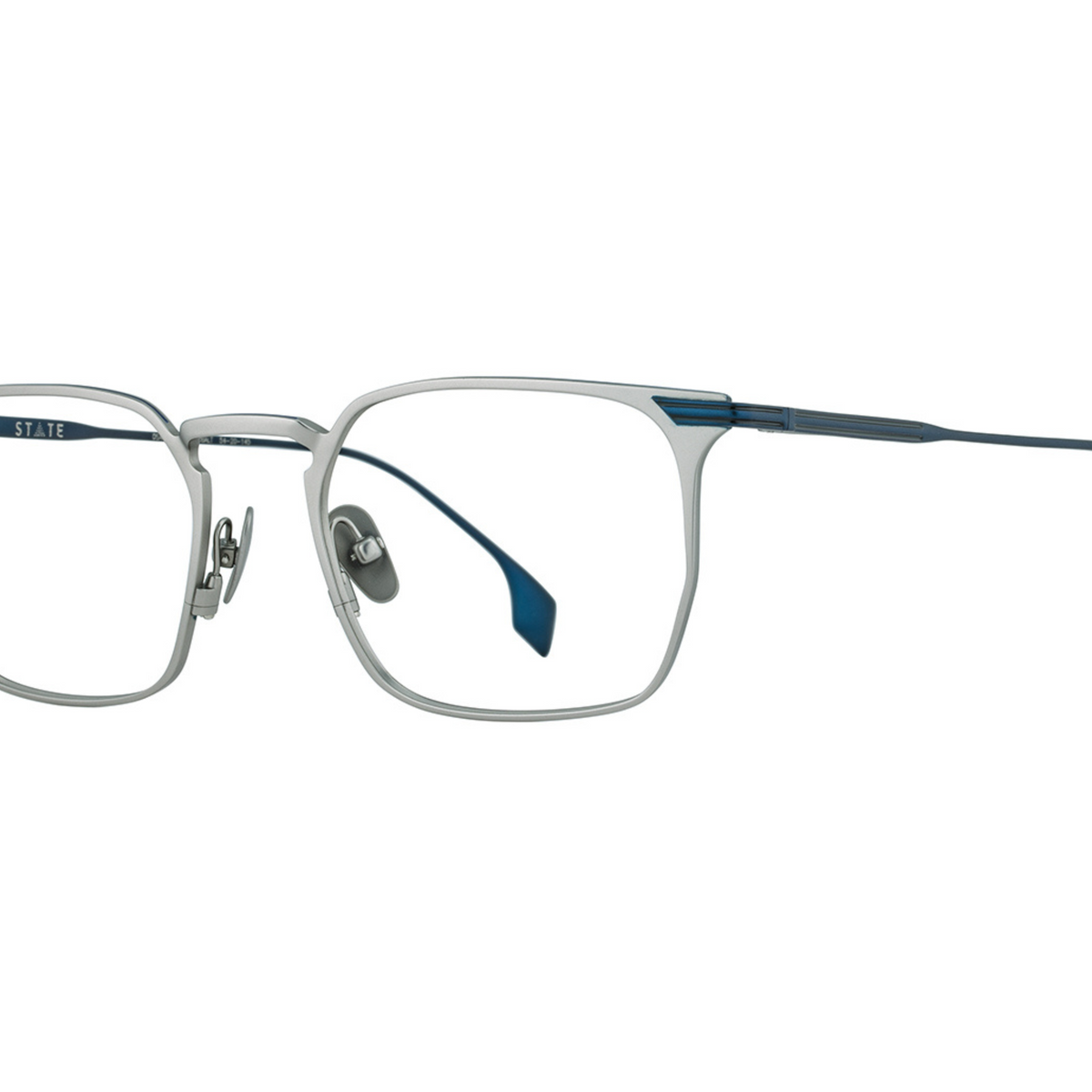 Osaka Eyeglass Frames Silver Cobalt | Frame of Choice – Frame of choice