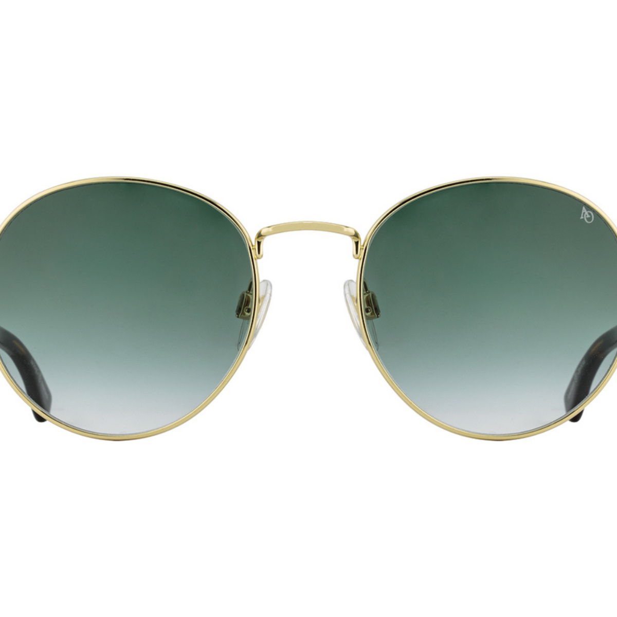 AO-1002 Round Eyeglass Frames - Gold – Frame of choice
